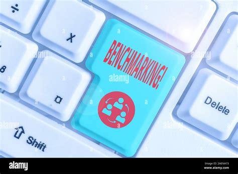 Conceptual Hand Writing Showing Benchmarking Concept Meaning Evaluate Something By Comparison