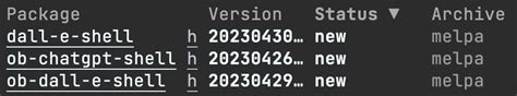 chatgpt shell siblings now on melpa too r orgmode