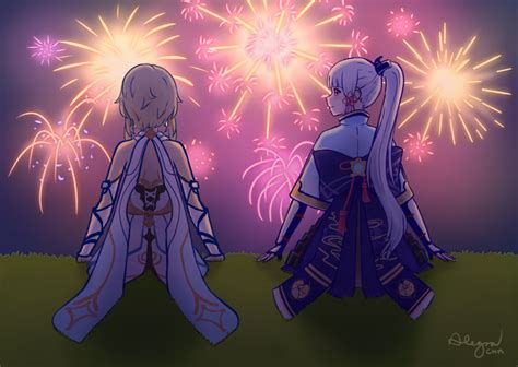 Lumine X Ayaka By Cutemana On Deviantart