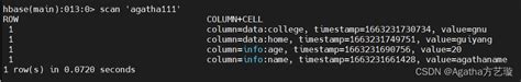 hbase命令行语句 hbase查询语句 csdn博客