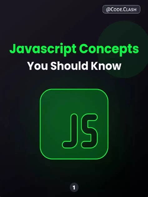Javascript Concepts You Should Know Pdf
