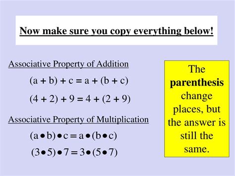 PPT Lesson The Commutative And Associative Property PowerPoint Presentation ID