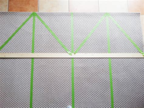 Painted Herringbone Rug ~ Make Do And Diy