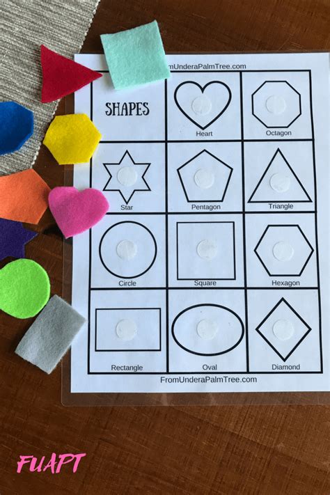 shape recognition worksheet printable