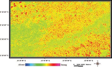 Map Of Salinity Derived Using The Model Based On The Si Aster Index Download Scientific Diagram