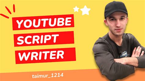do script writing or be your youtube script writer by taimur 1214 fiverr