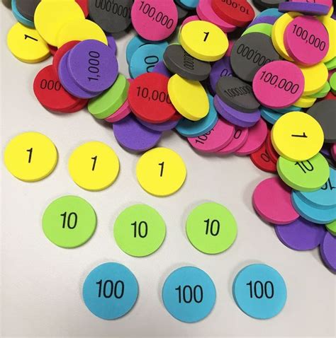 Foam Place Value Disks Place Values Pattern Game Fun Educational Games