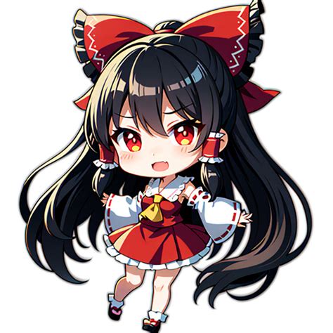 Chibi Reimu By Sploderai12 On Deviantart