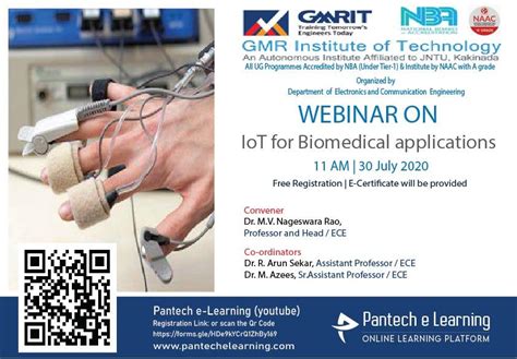 Pantechelearning Gmrit Iot Webinar Freewebinar Biomedical Pantechelearning