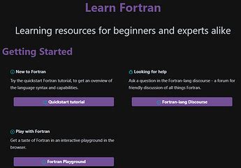 About The Fortran Wiki Meta Fortran Discourse