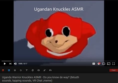 Yes This Is Real Ugandan Knuckles Know Your Meme