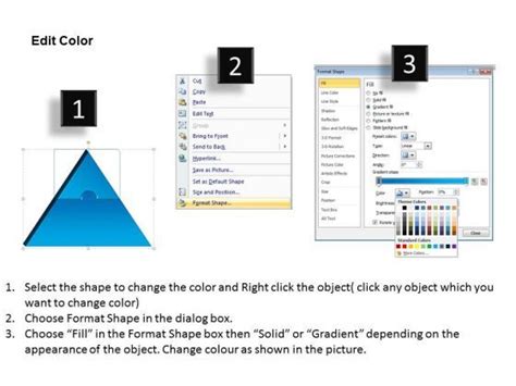 PowerPoint Template Triangle Puzzle Process Business Ppt Slides