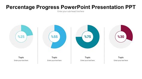 Percentage Progress Powerpoint Presentation Ppt Pptuniverse