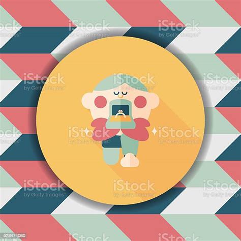 Propose 다이아몬드 링형 평편 아이콘크기 긴 Shadow Eps10이 포함됩니다 개인 장식품에 대한 스톡 벡터 아트 및 기타 이미지 개인 장식품 결혼 반지