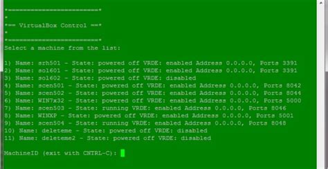 Virtualbox Script To Control Virtual Machines Oracle Examples