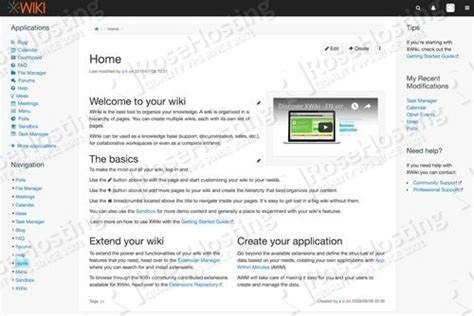 Install XWiki On Ubuntu RoseHosting