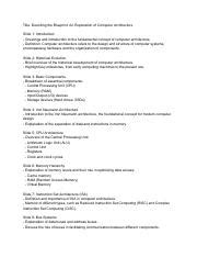 Architecture Pdf Pdf Title Decoding The Blueprint An Exploration Of Computer Architecture