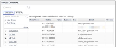 adding multiple contacts to groups telemessage