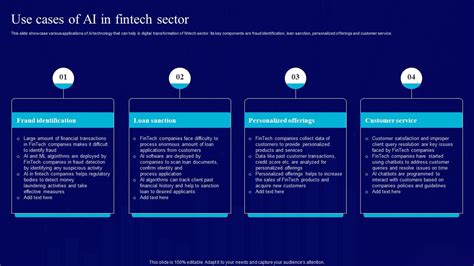 Ai Use Cases For Finance And Banking Use Cases Of Ai In Fintech Sector Ai Ss V Ppt Example