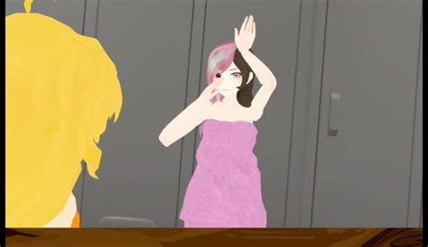 RWBY Yang Ruby Yuri Animation Full Of Gags Licking Sankaku Complex