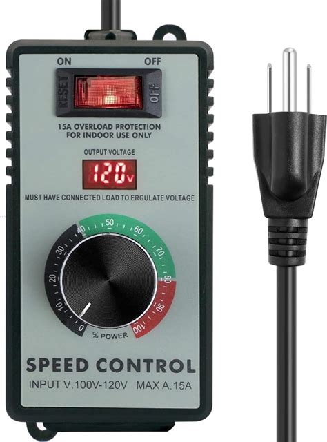 Amazon Com Premium AC Motor Speed Controller V Adjustable Fan Speed Voltage Regulator