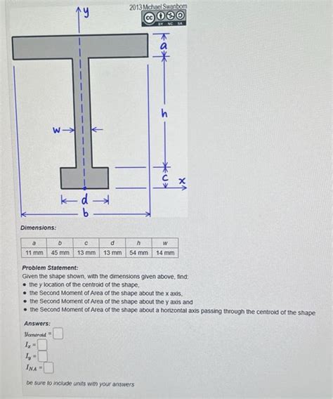Solved Dimensions Problem Statement Given The Shape Shown Chegg Com