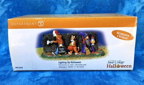 Nib Department 56 Snow Village Halloween Lighting Up Halloween Works