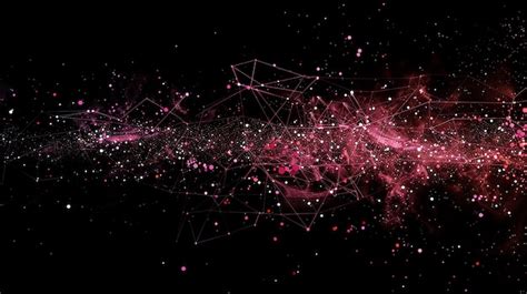 Premium Vector Claret Geometric Data Points And Abstract Shapes On A Balck Background