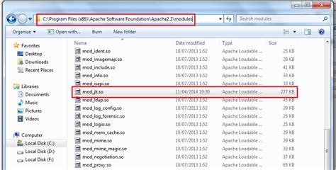 nostra technology apache d tomcat mod jk connector