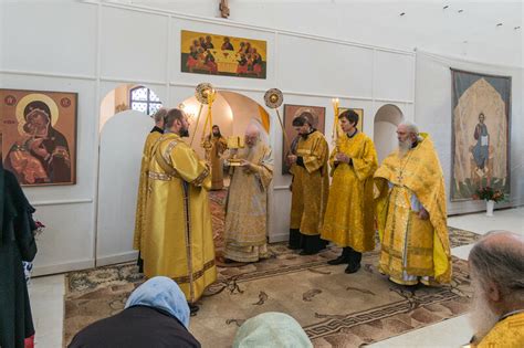 Храм Святителя Василия Великого в Кистыше. Божественная Литургия в ...
