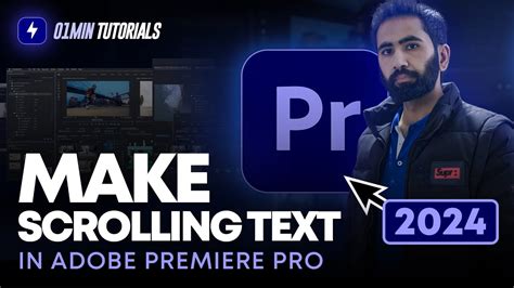 How To Make Scrolling Text In Adobe Premiere Pro 2024 Premiere Pro