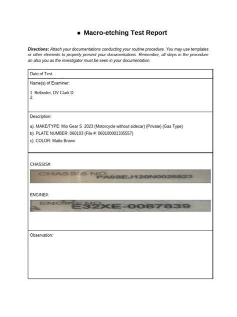 Macro Etching Final Pdf
