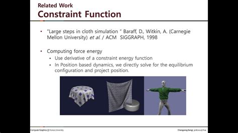 Position Based Dynamics Youtube