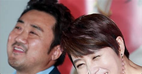 포토]마동석 김혜수 유쾌한 웃음