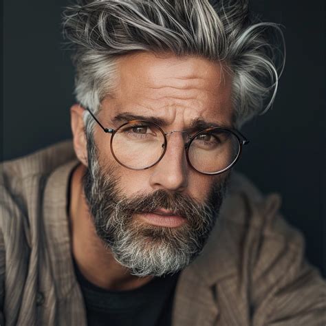 Stylish Hairstyles For Men Over 50 With Glasses Vaga Magazine