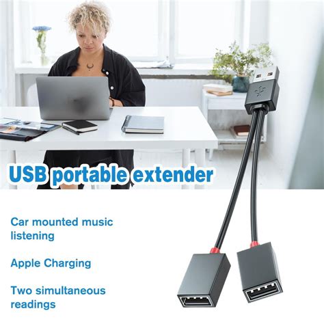 Blarkrus A Type One To Two Usb Splitter Multi Function Adapter For Mobile Phones And Tablets