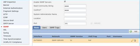 Configure SNMP On Firepower NGFW Appliances Cisco