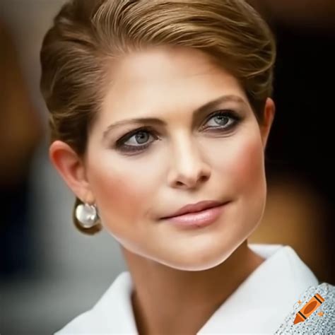 Close Up Of A Woman With An Ultra Short Pixie Cut Hairstyle On Craiyon