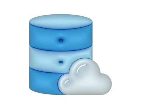 blue database server cloud hosting 27941854 png