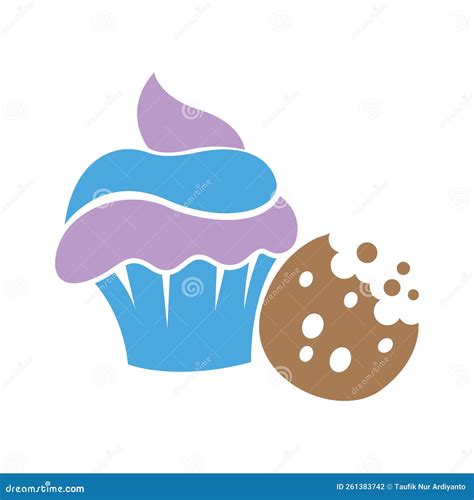 Cake Icon Logo Design Stock Illustration Illustration Of Shop 261383742