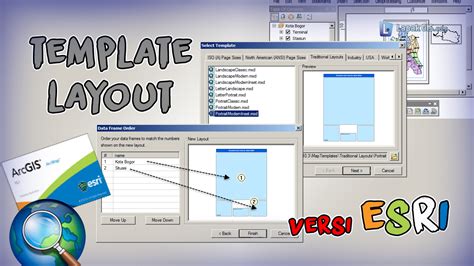 Menggunakan Template Layout Versi Esri Lapak Gis
