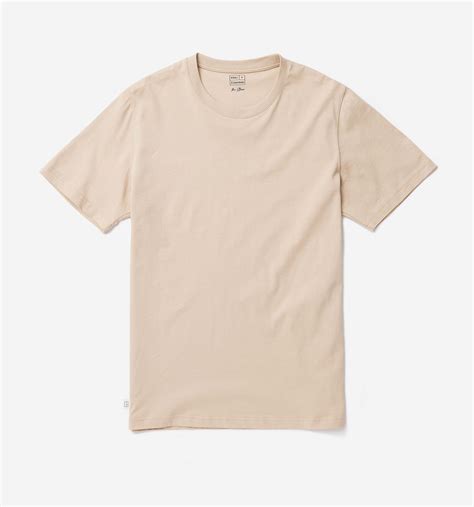Essential Cotton T Shirt Light Brown M Beige T Shirts Tan T Shirt