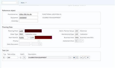 Calibration Maintenance Order PM QM SAP Community