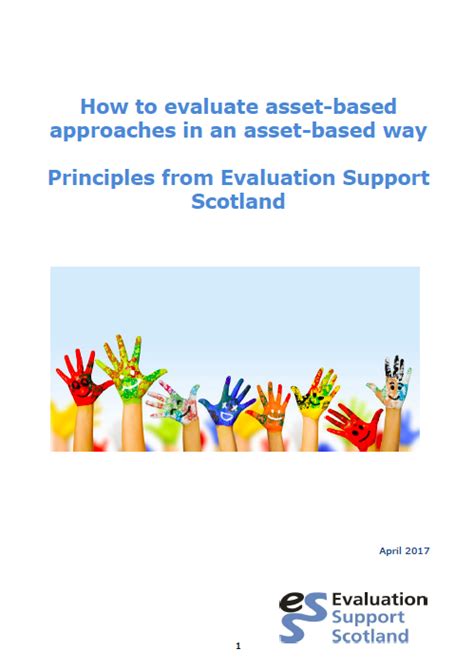 Asset Based Approaches Evaluation Support Scotland
