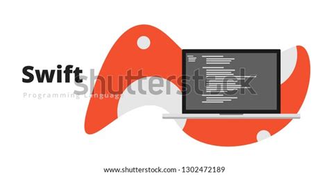 Learn Code Swift Programming Language Script Stock Vector Royalty Free Shutterstock