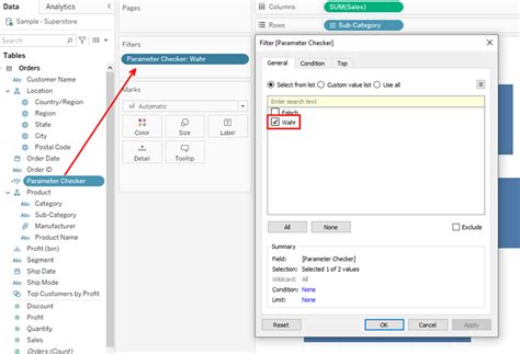 Tableau Adding „all“ Option In Parameter The Data School