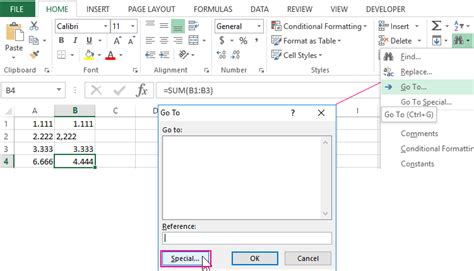 Influence Of The Cell Format On Working Of The SUM Function