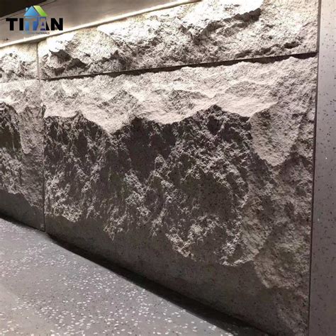 Artificial Stone Wall Cladding Light Wpc Stone Panels Polyurethane Pu Stone Wall Panel And