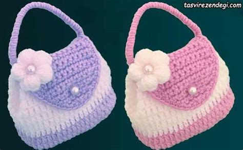 آموزش بافت مینی کیف دخترانه زیبا با تصاویر مرحله به مرحله • مجله تصویر