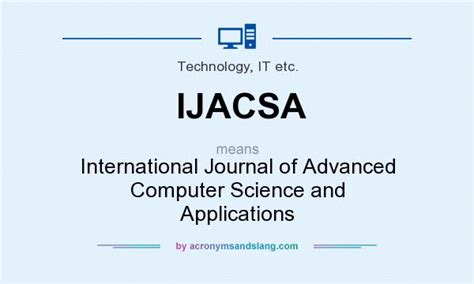What Does Ijacsa Mean Definition Of Ijacsa Ijacsa Stands For International Journal Of